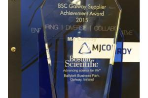 Supplier of the Year Award - MJ Conroy