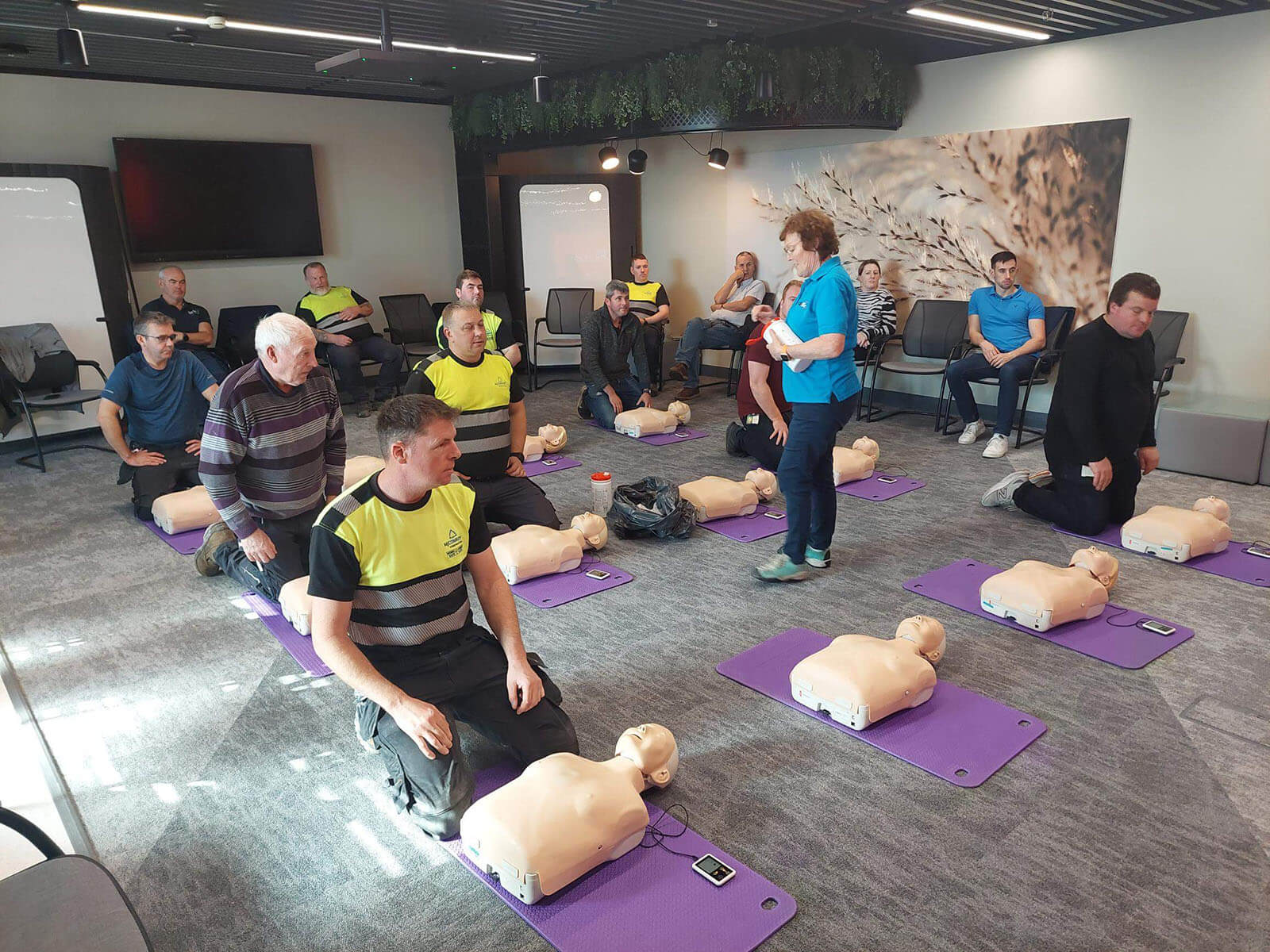 CPR Training as part of Construction Safety Campaign - MJ Conroy